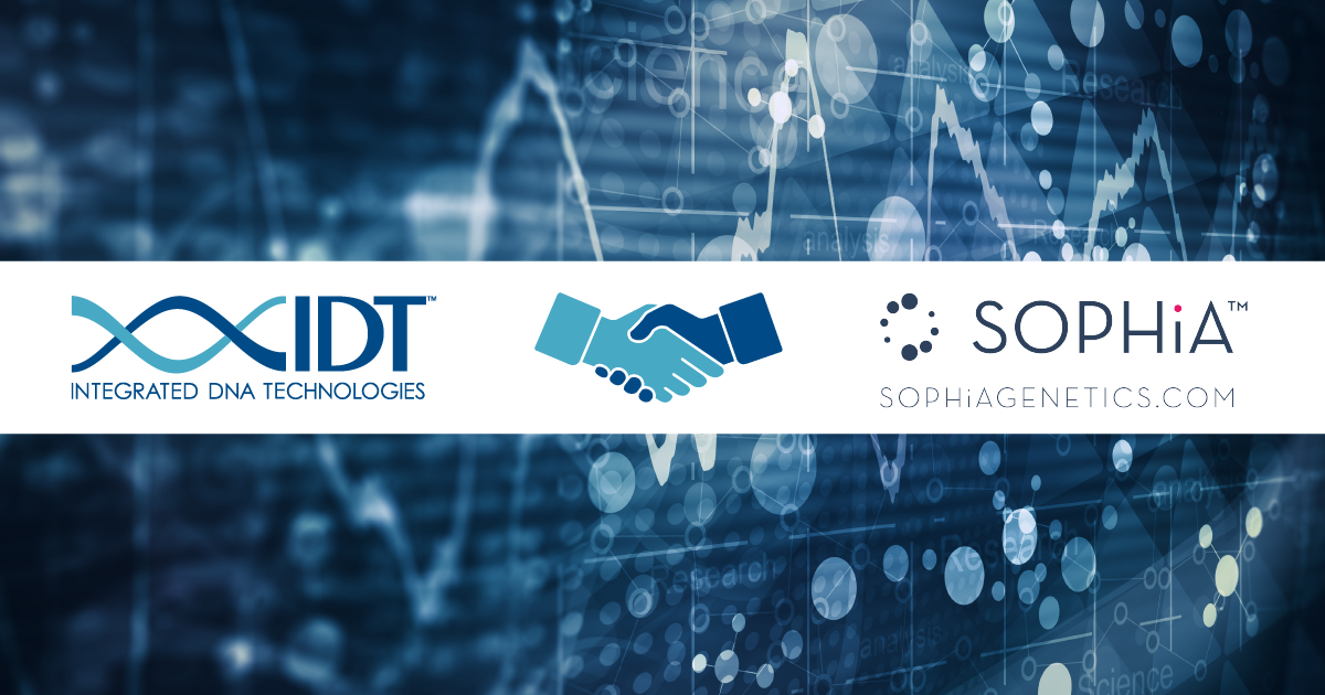 Idt Partners With Sophia Genetics To Increase Access To Clinical Grade